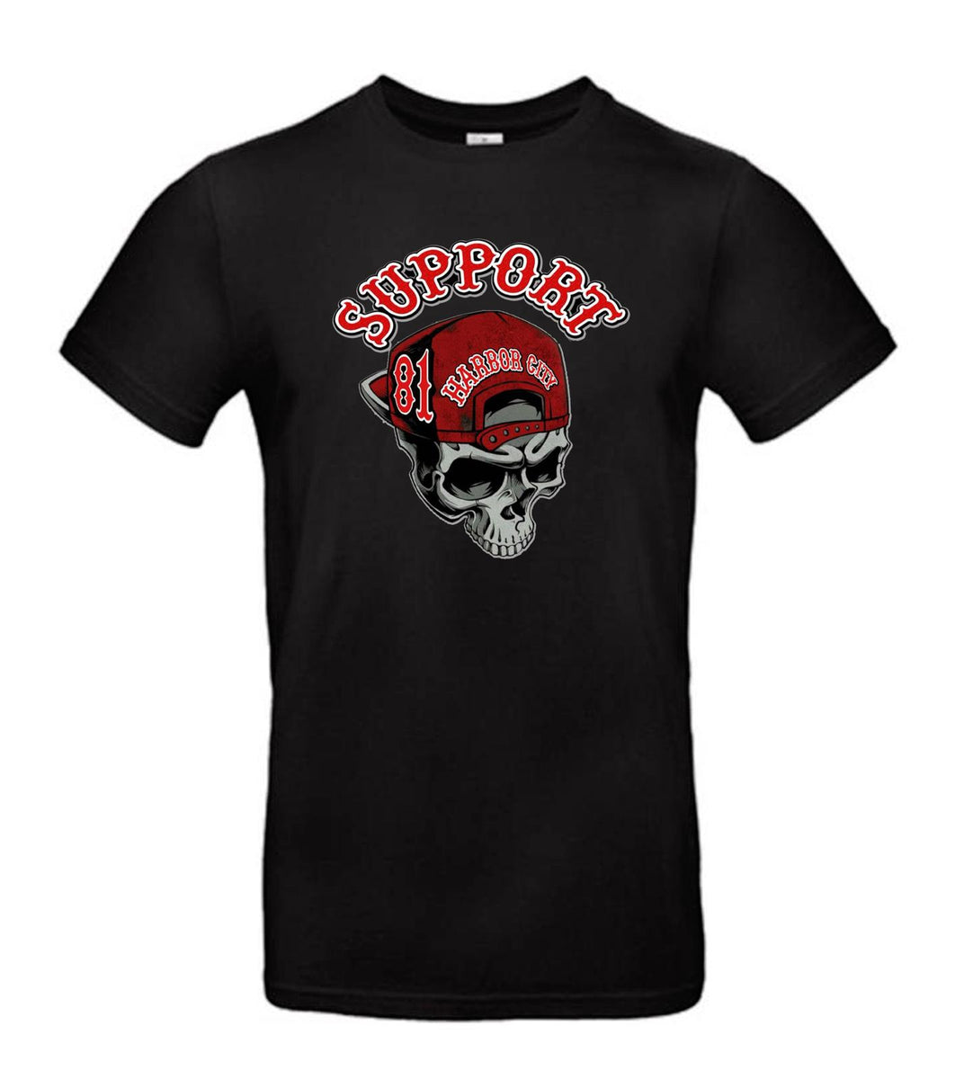 T-Shirt Cap Man – Support81-HH-HarborCity
